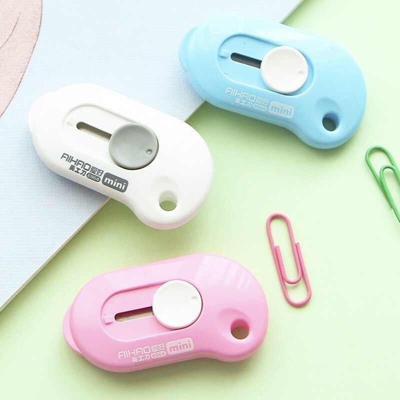 1PC Lovely Solid Color Mini Portable Utility Knife... – Grandado