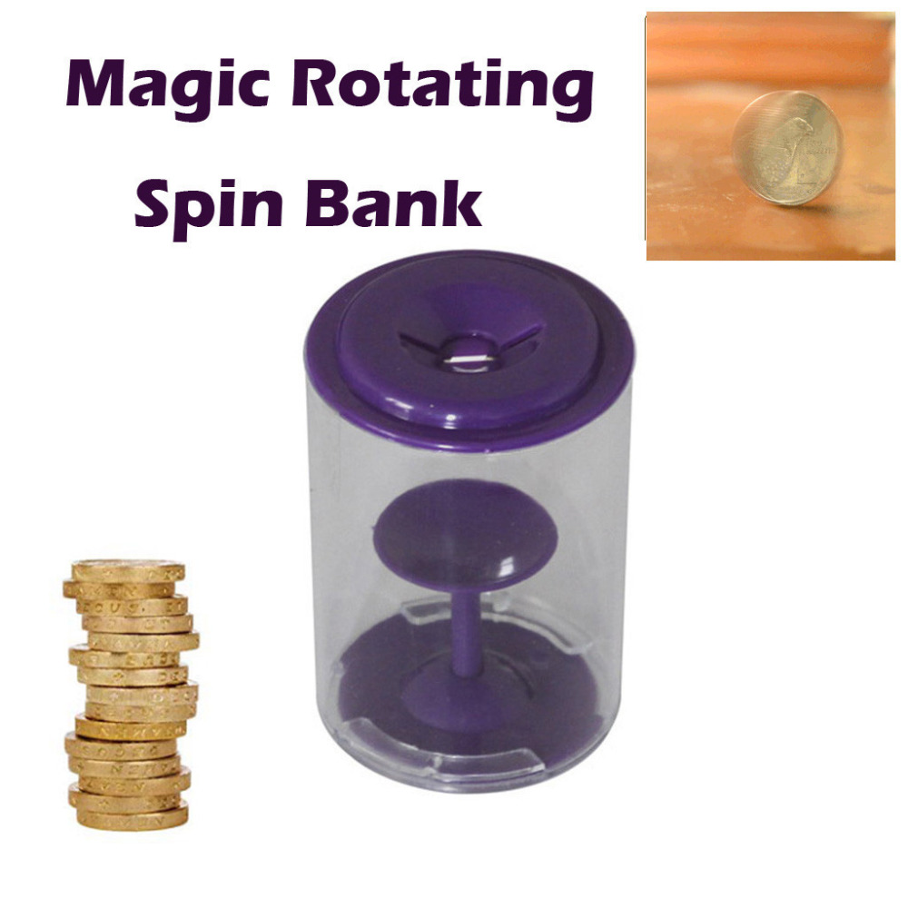 Piggy bank Magic Rotating Coin Bank Decompression ... – Grandado