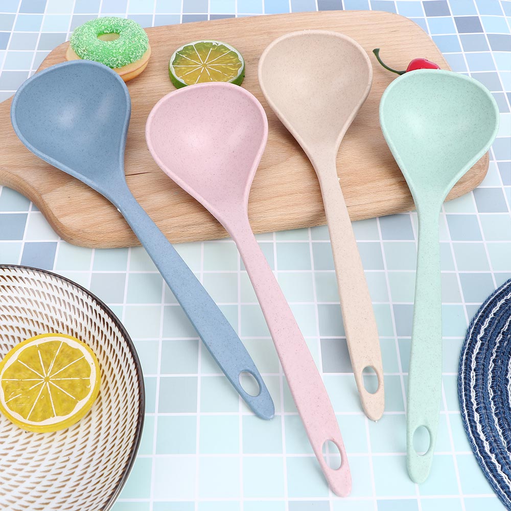 Servies Tarwe Stro Rijst Pollepel 4 Kleuren Lange ... – Grandado