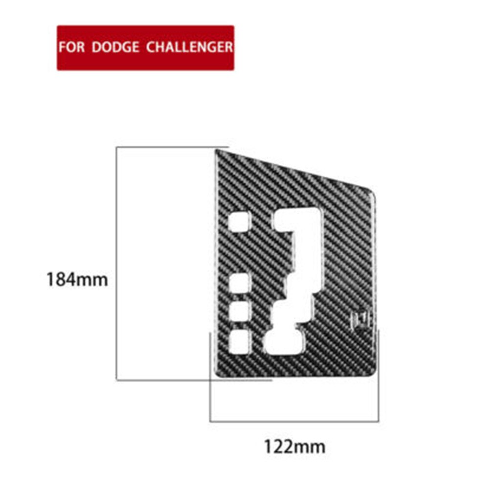 Koolstofvezel Decoratieve Stickers Voor Dodge- Cha... – Grandado