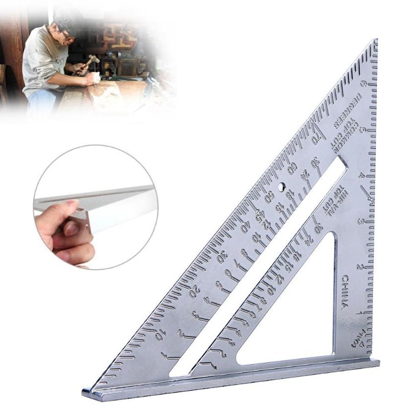7 Inch Measuring Ruler Aluminum Alloy Ruler Speed ... – Vicedeal