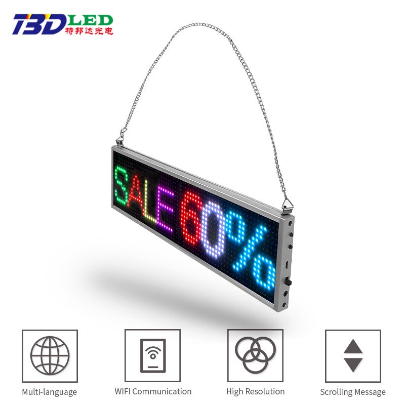 K1664 Slim LED Car Display 7 Color Digital Billboa... – Grandado