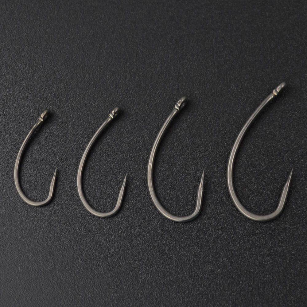 100pcs Carp Fishing Hook Teflon Coating Barbless N... – Grandado