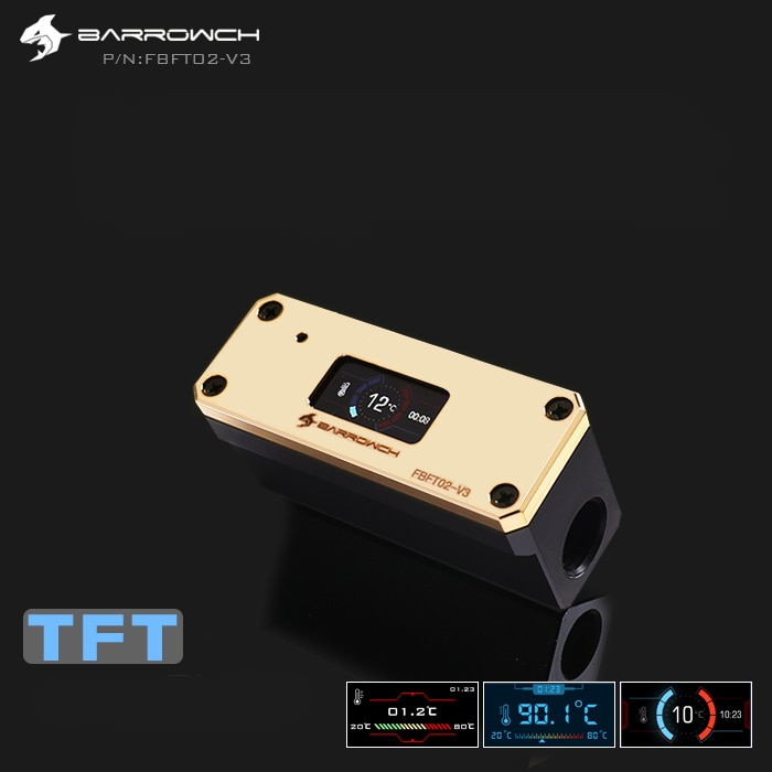 FBFT02 V3 BARROWCH Black / Silver /Gold Water temp... – Grandado