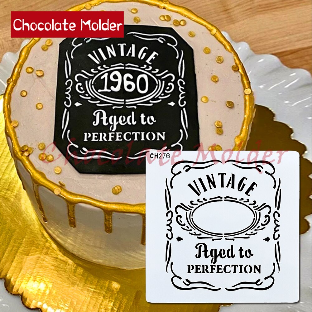 Mr. and Mrs. With Laurel Wreath Cake Fondant Cooki... – Grandado