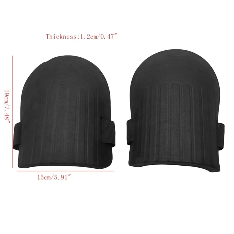1 Pair Covered Foam Knee Pad Protectors Sport Work... – Grandado