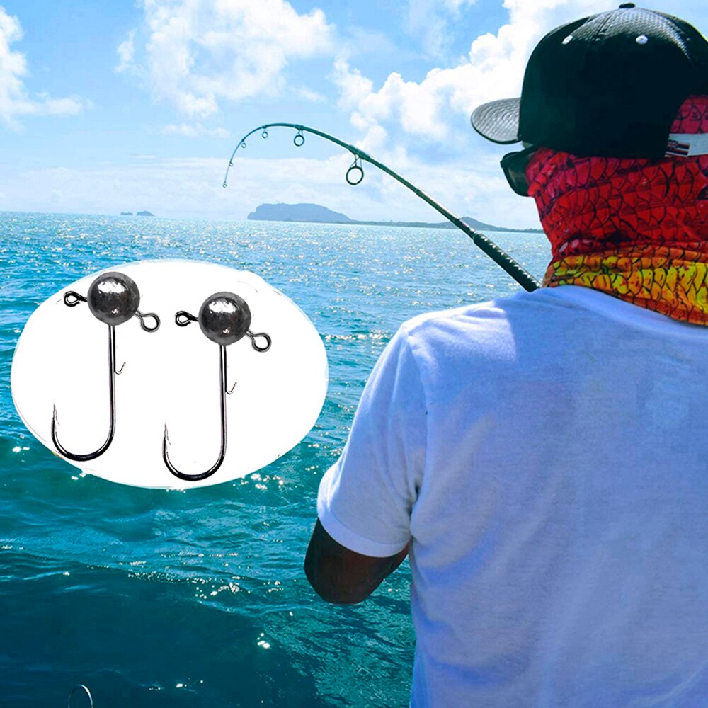 10pcs/lot Jig Head Fishing hook 3g 4g 6g 9g Round ... – Grandado