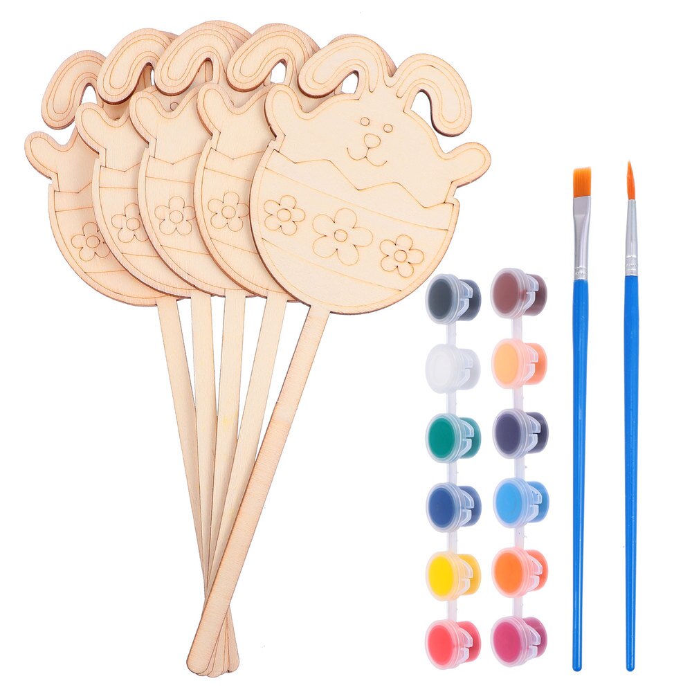 1 Set Easter Indoor Wooden Plug-in Crafts DIY Home... – Grandado