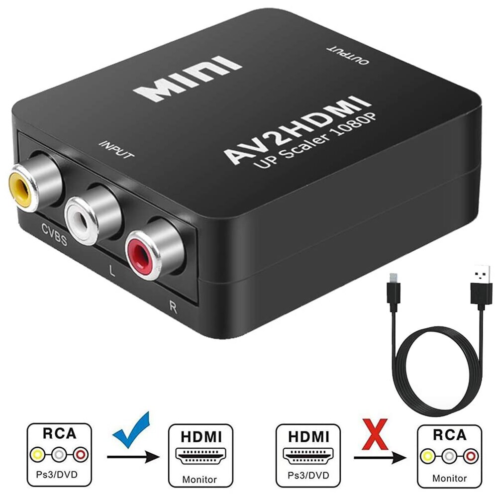 Voor Hdtv Projector Set-Top Box Av Naar Hdmi-Compa... – Grandado