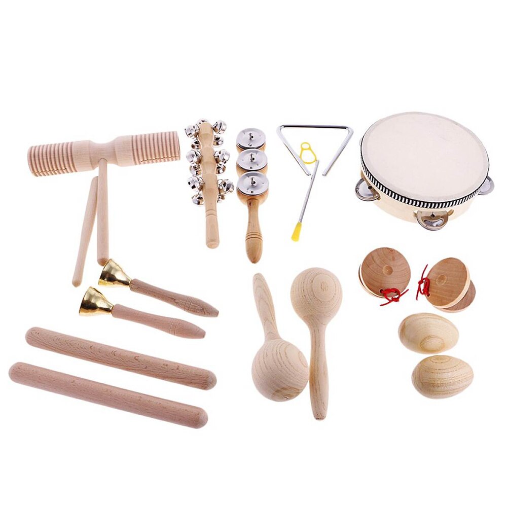 Juego de instrumentos musicales de percusión de ma... – Grandado