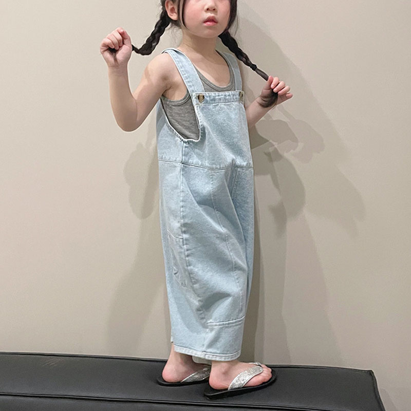 Kids Overalls For Girls 2022 Spring Jeans Jumpsuit... – Vicedeal