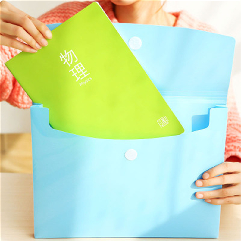 Korea cute smile folder folder bag box file bag Of... – Vicedeal