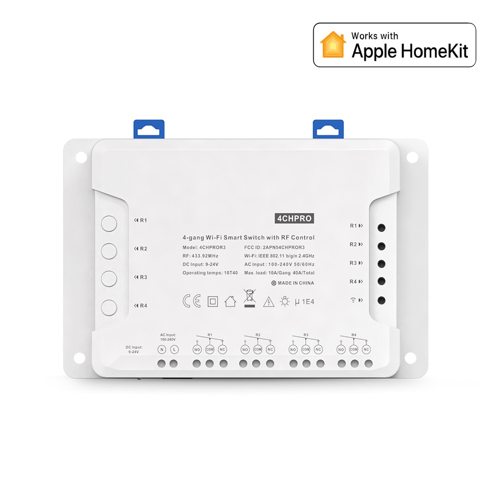 Interruttore HomeKit Google Assistant 4CH Pro R3 S... – Grandado