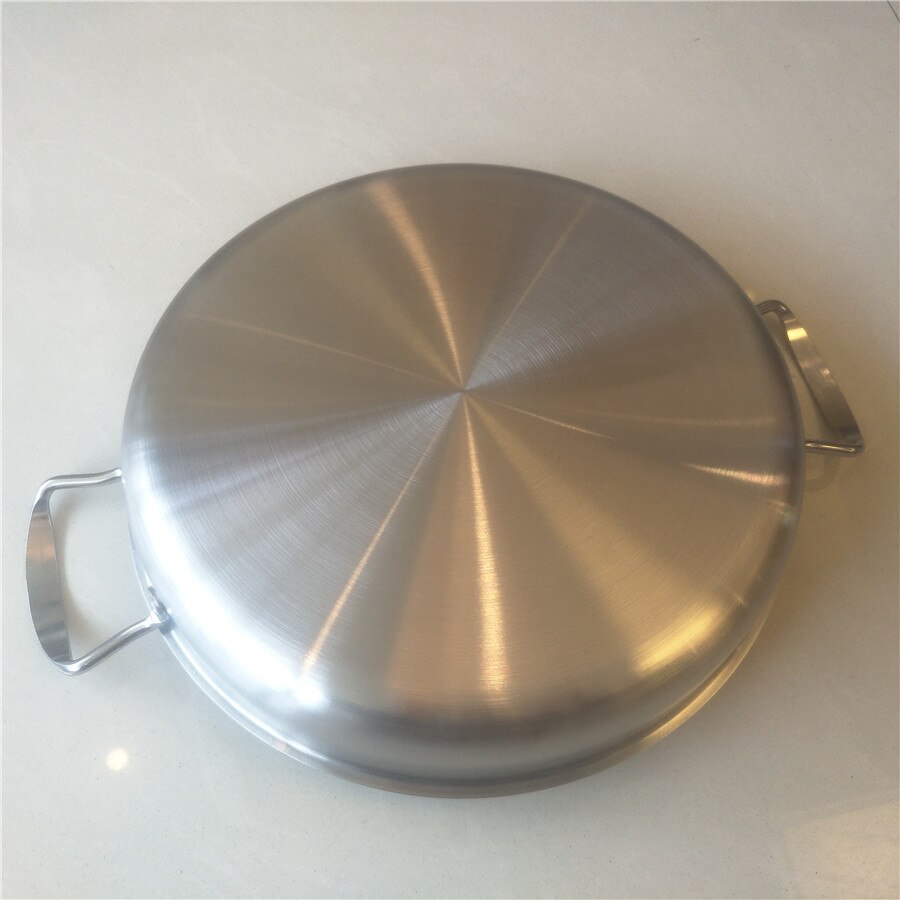 30cm Non-coating Stainless Steel Fry Pan Griddles ... – Vicedeal