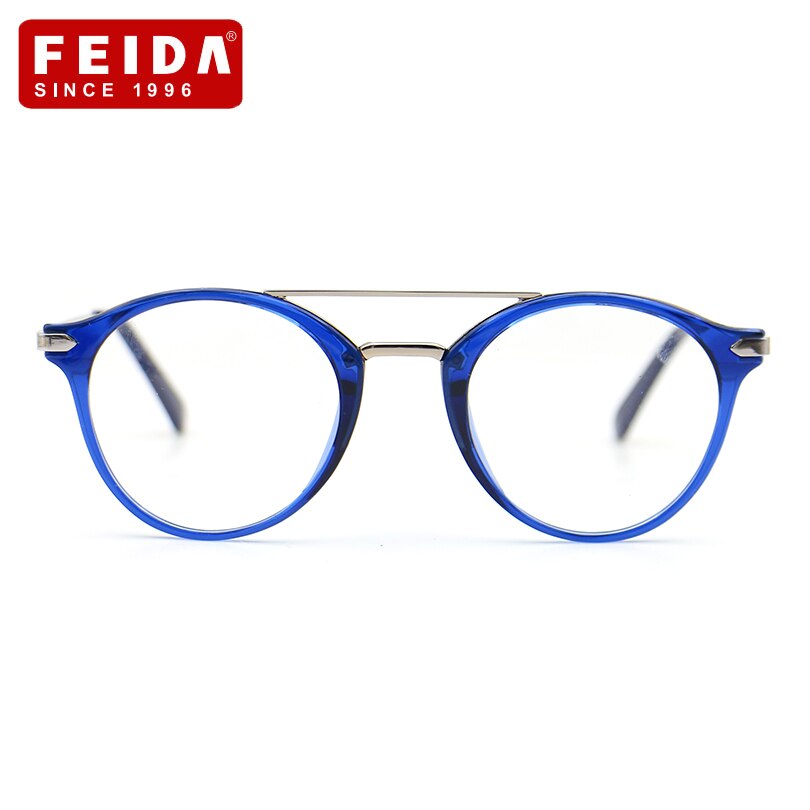 FEIDA vrouwen mannen ronde bril TR90 Frame glazen ... – Vicedeal