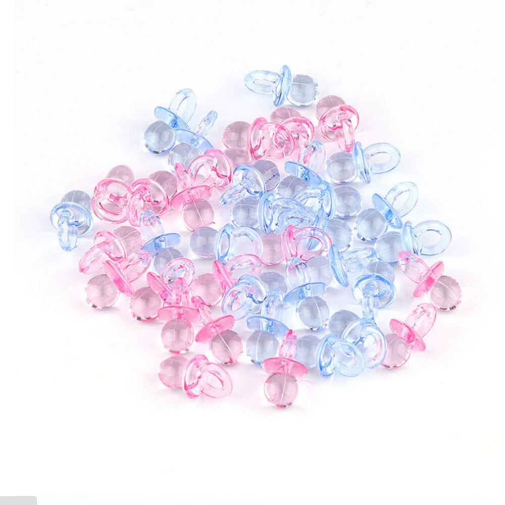 Miniatures 100Pcs/Lot Clear Mini Pacifiers Baby Sh... – Grandado