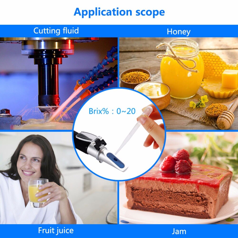 Portable Hand-held Sugar Measurement Refractometer... – Grandado