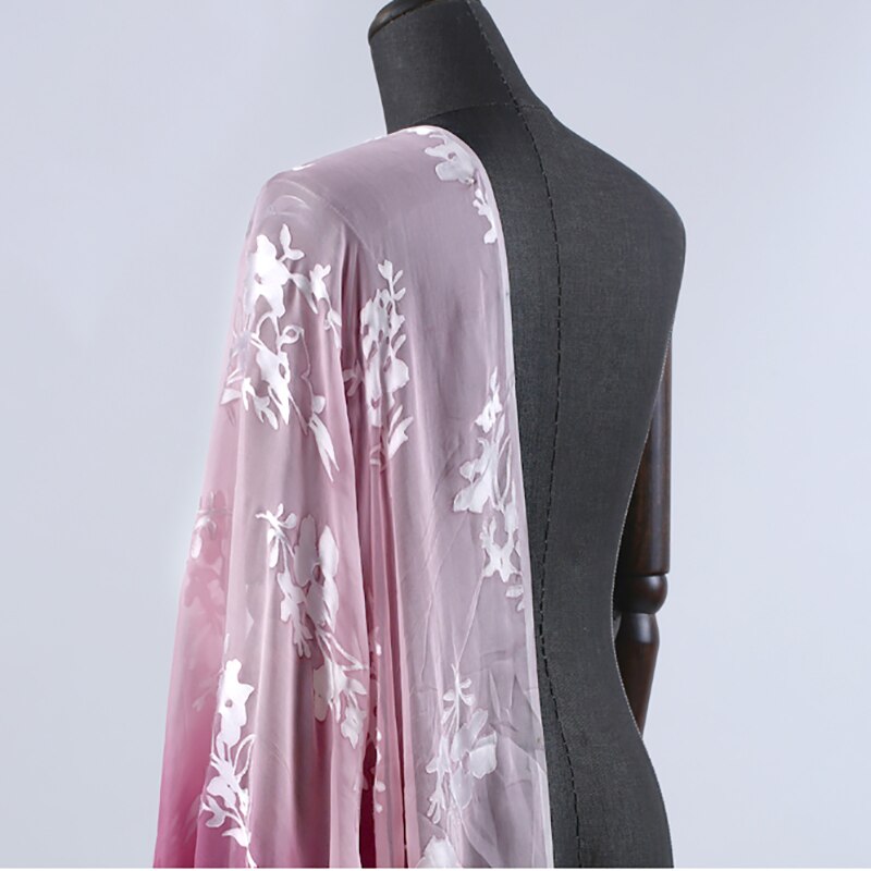 19 summer 140cm wide 10momme silk polyester burnou... – Vicedeal