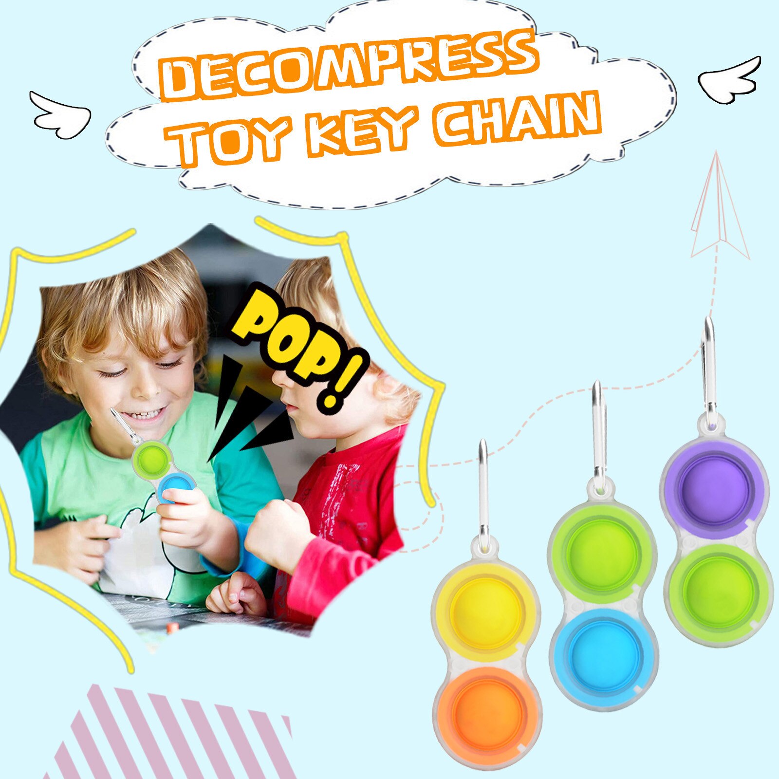 Newest Fidget Simple Dimple Toy Fat Brain Toys Str... – Grandado