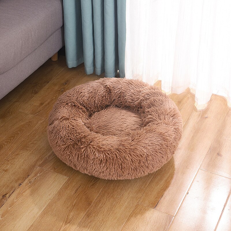 YICHONG Super Soft Cat Bed Round Fluffy Cat Sleepi... – Vicedeal