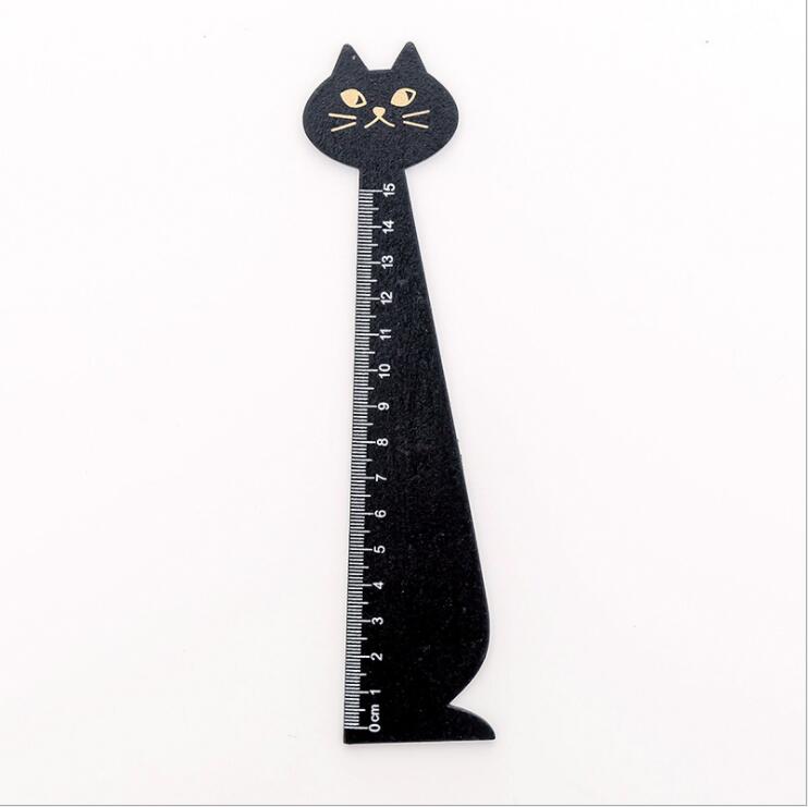 1 Piece Kawaii Cartoon Cat Animal Wooden Ruler Mea... – Grandado