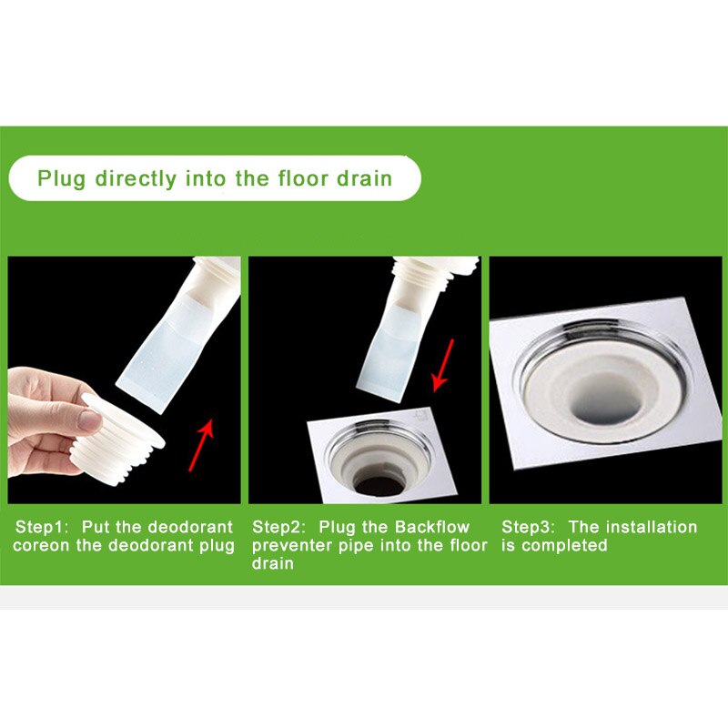 Silicone Drain Pipe Deodorant Wash Machine Pipe Co... – Grandado