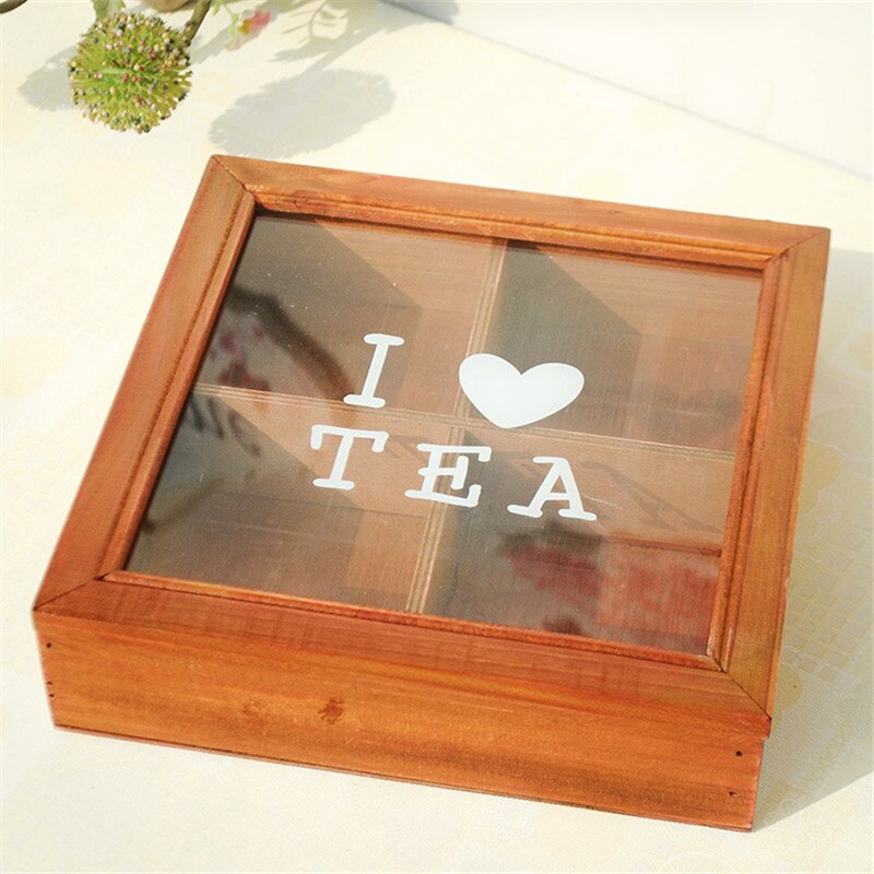 Houten Glas Vintage Retro Antieke Sieraden Briefpa... – Vicedeal