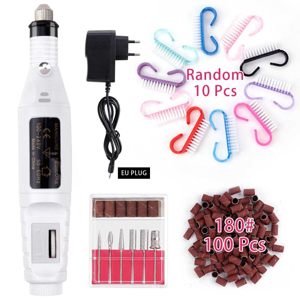 Nail Art Cleaning Brush Set Manicure Machine Elect... – Vicedeal