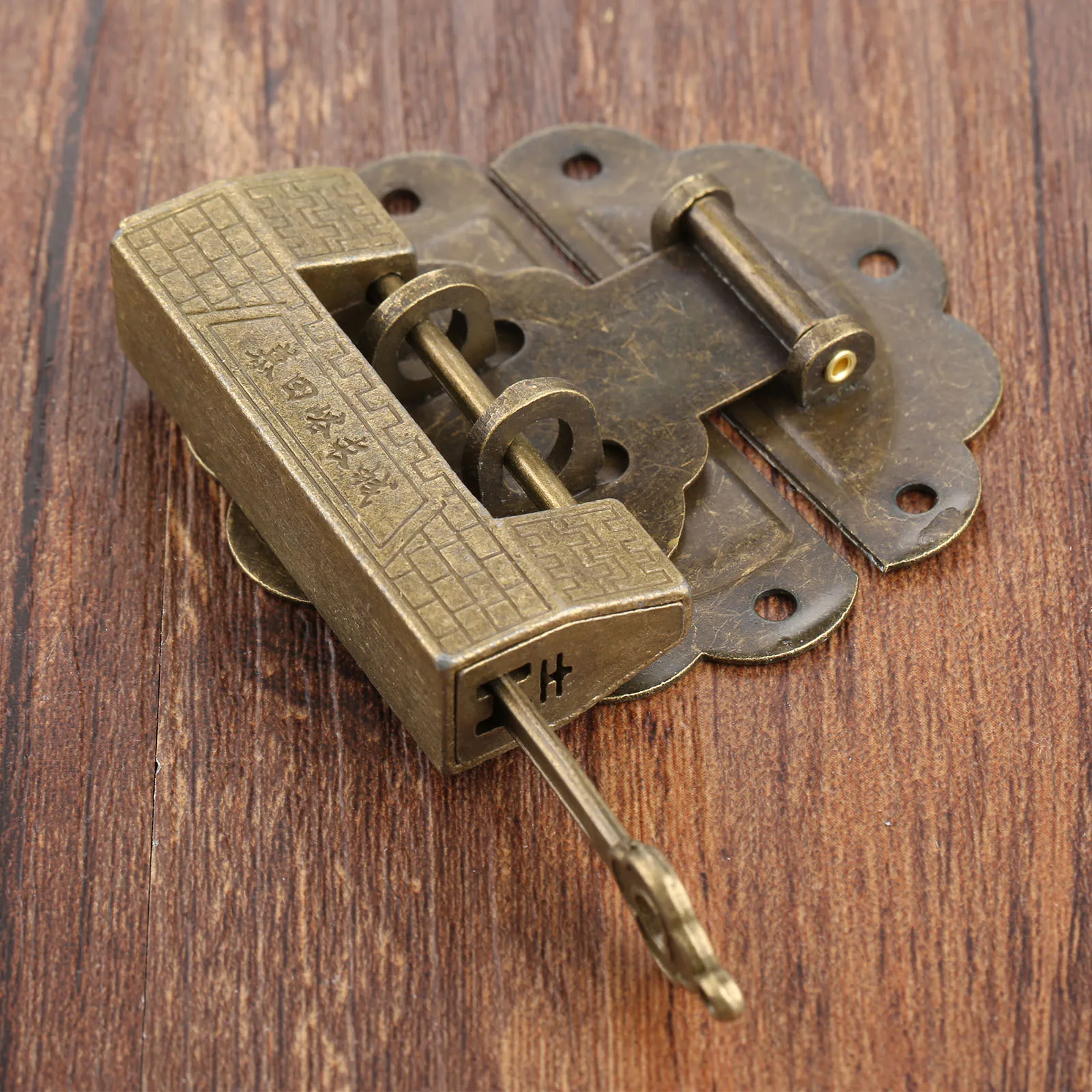 Antique Furniture Chinese Old Box Latch Hasp Buckl... – Grandado