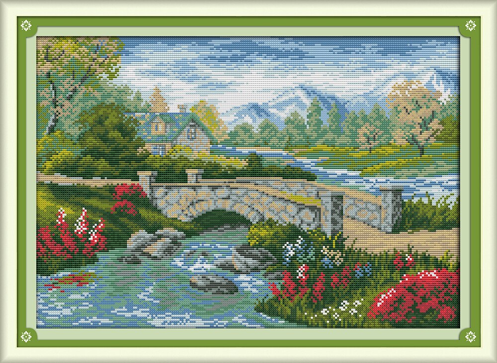 Bridge river 4 korsstygnssats djur 18ct 14ct 11ct ... – Vicedeal