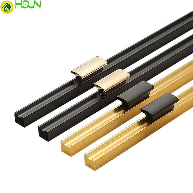 Modern simple black gold extension 1 m interior ca... – Grandado