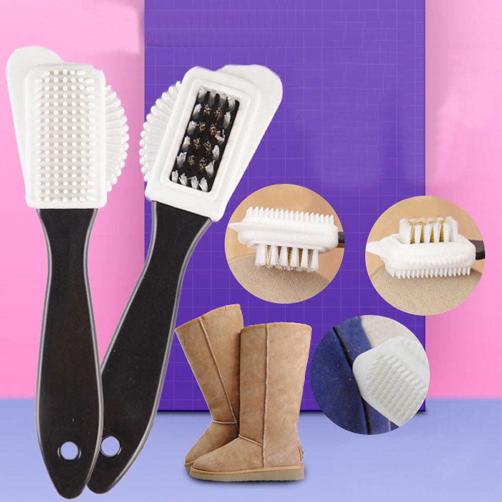 Multifunction Shoe Brush Plastic Suede Scrubber Bo... – Vicedeal
