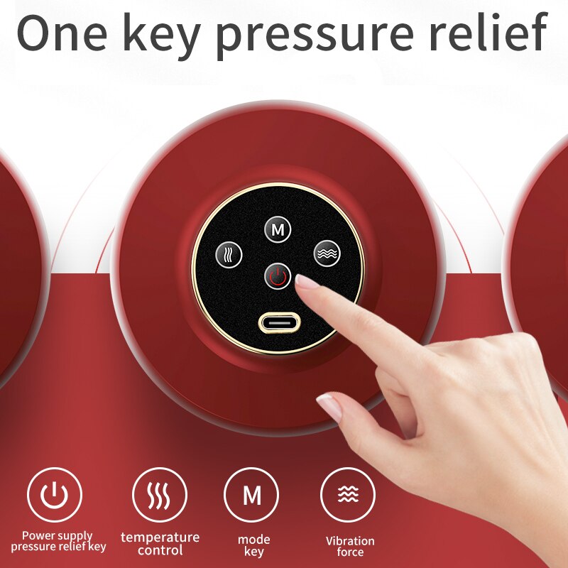 Electric Cupping Massager Vacuum Cupping Anti-Cell... – Grandado