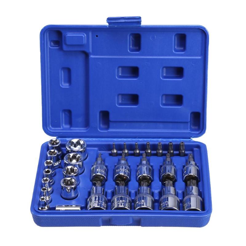 29Pcs/Box Torx Star Socket Screws Bit Set Male Fem... – Grandado