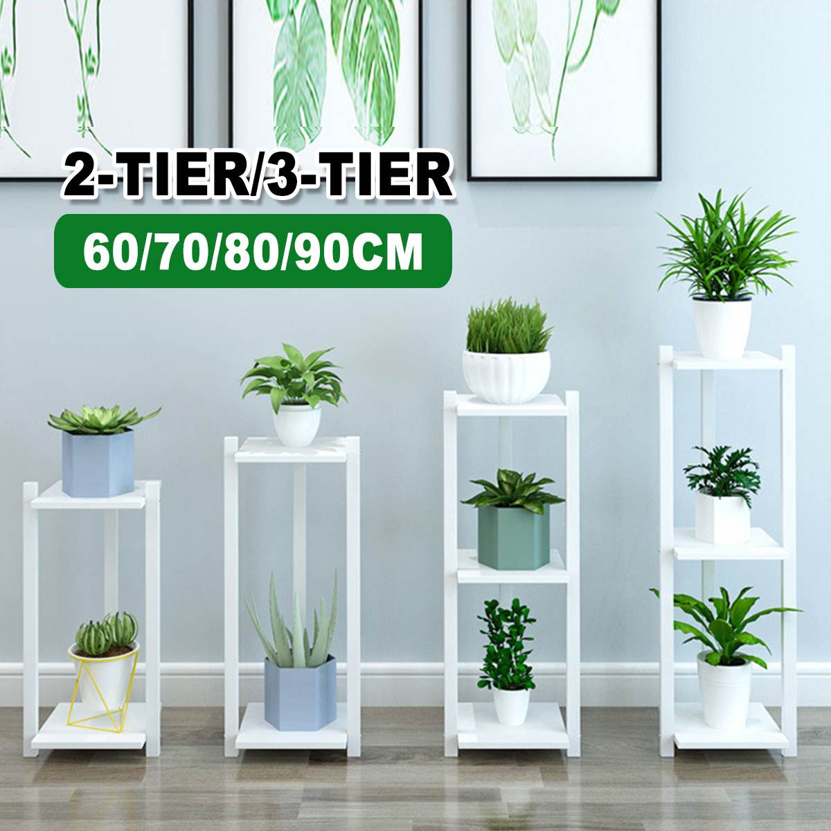 2/3 Tier Wooden Plant Stand Multilayer Plant Floor... – Vicedeal