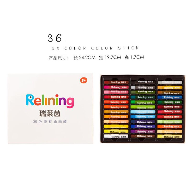 24/36/48 Color Crayon Acrylic Heavy Oily Oil Paint... – Grandado