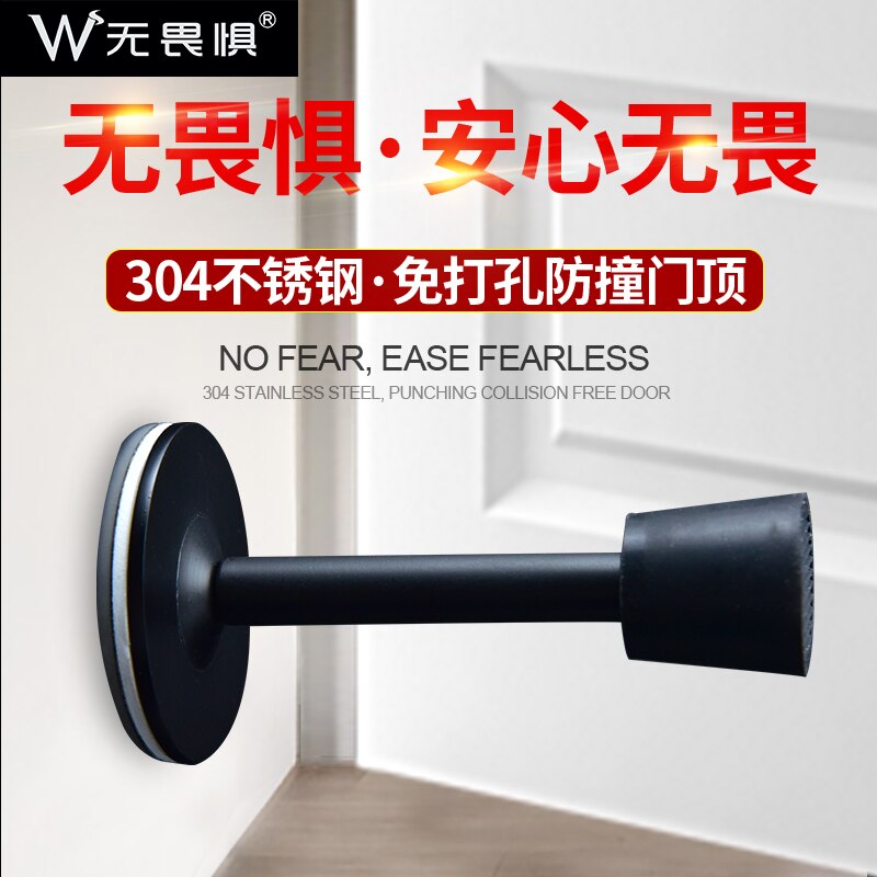 Stainless Steel Door Stops Wall Mounted Door Stopp... – Vicedeal