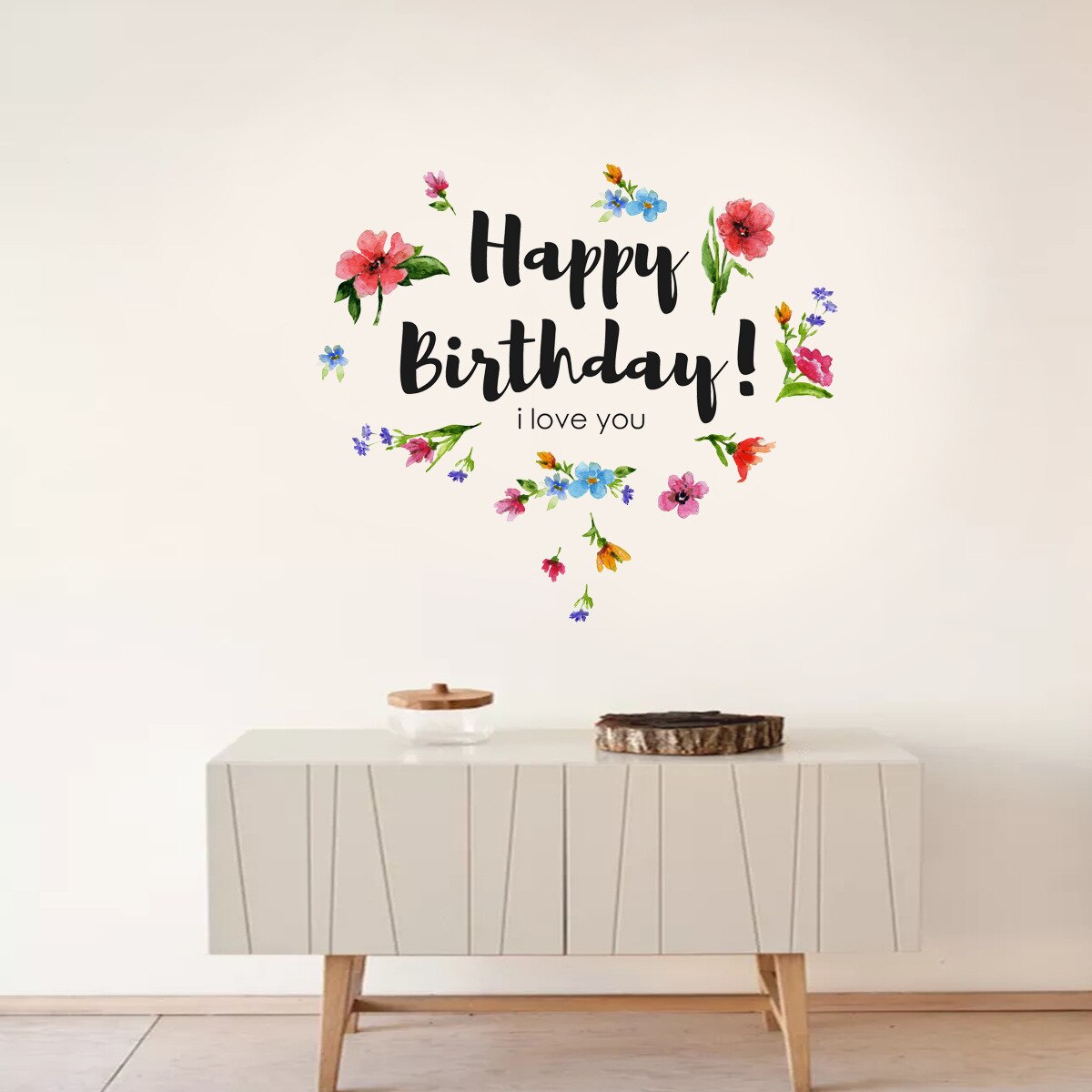 Happy Birthday Wall To Celebrate Birthday Sticker ... – Grandado