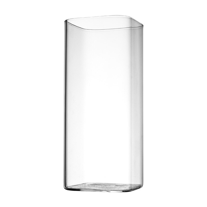 Transparent Borosilicate Glass Cup Rectangle Singl... – Grandado