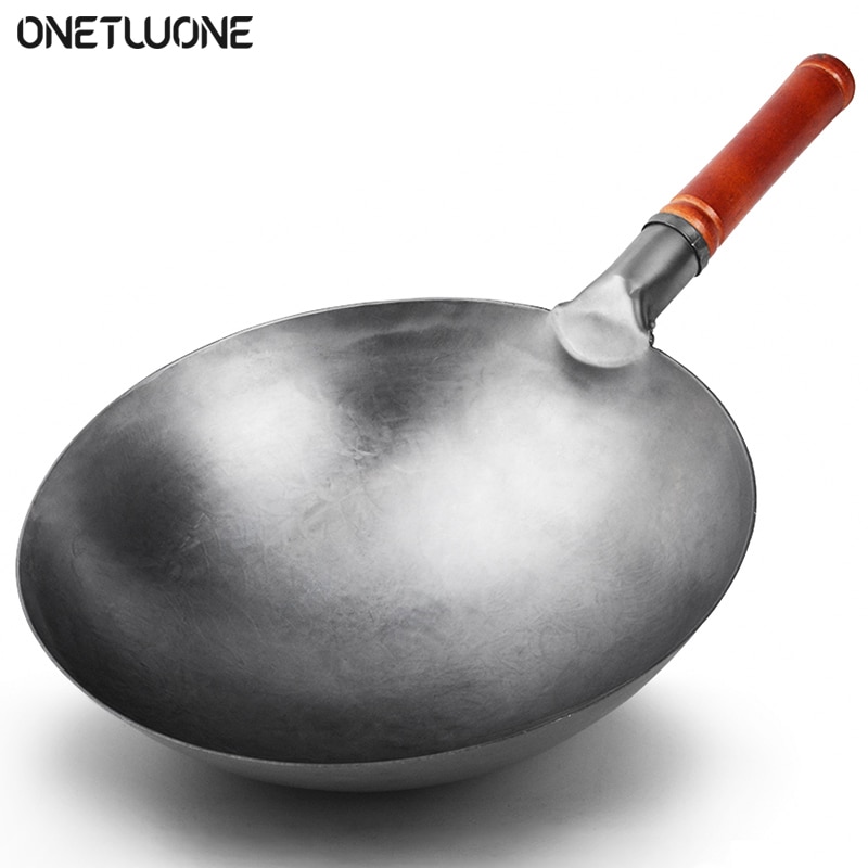 Køkkenjern køkkengrej kinesisk wok traditionel hån... – Grandado