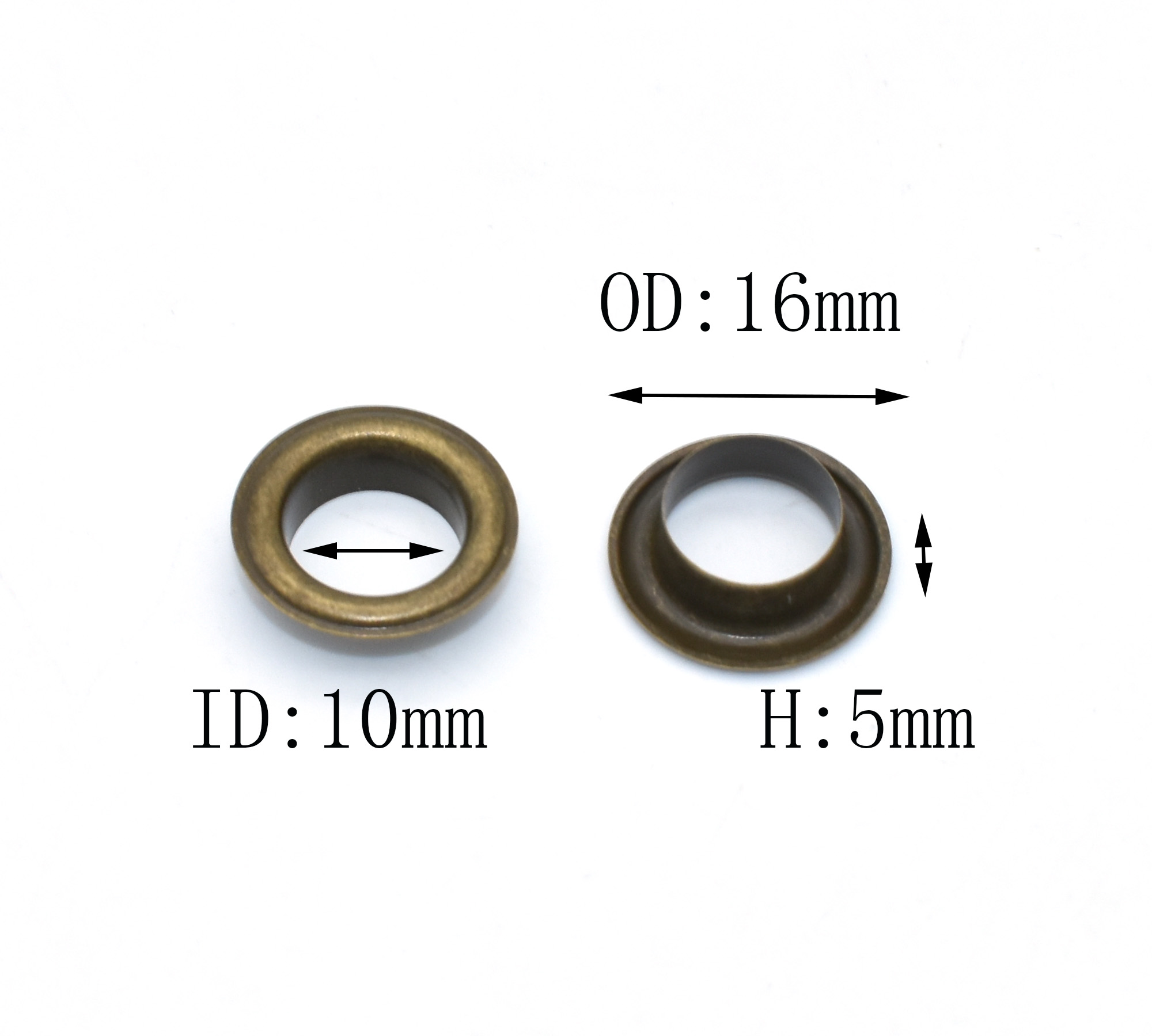 Eyelet Grommets 10mm Grommets Antique Bronze Metal... – Grandado