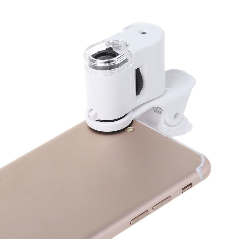 60X Microscope LED Magnifier Jewelry Loupe Lens Zo... – Grandado