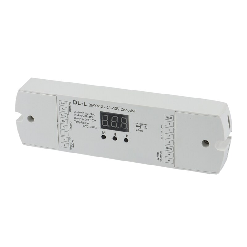 4 Channel DMX512 To 1-10V / 0-10V Converter, DC 12... – Grandado