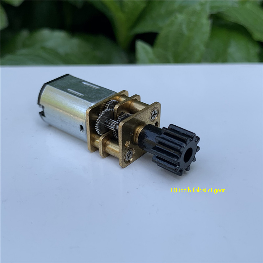 GA12-N20 DC Geared Motor, D Shaft with Plastic 10-... – Grandado