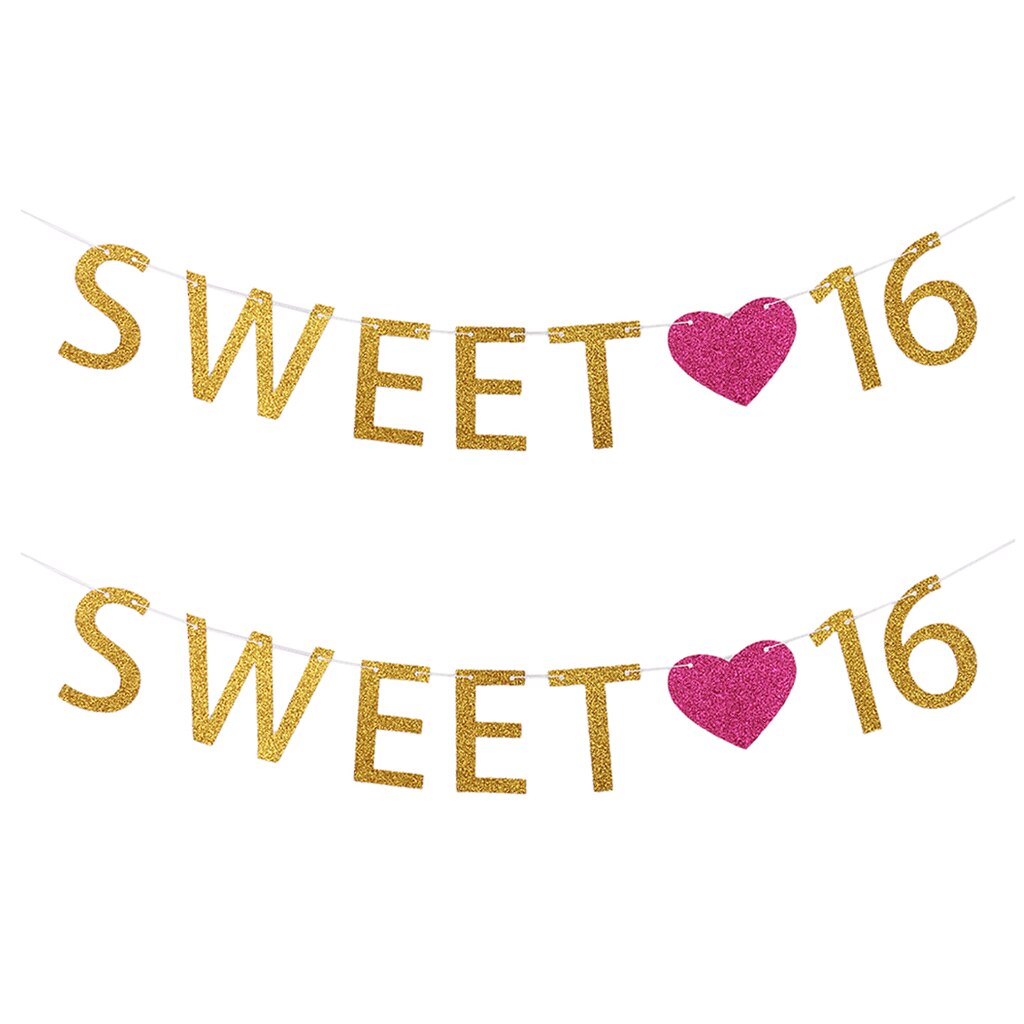 2 uds 2m 16th guirnalda de feliz cumpleaños chicas... – Grandado