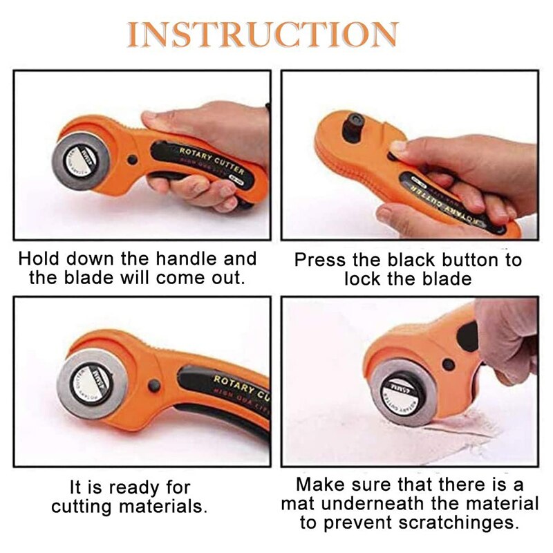 45mm Round Cutters Patchwork Roller Wheel Cutting ... – Vicedeal