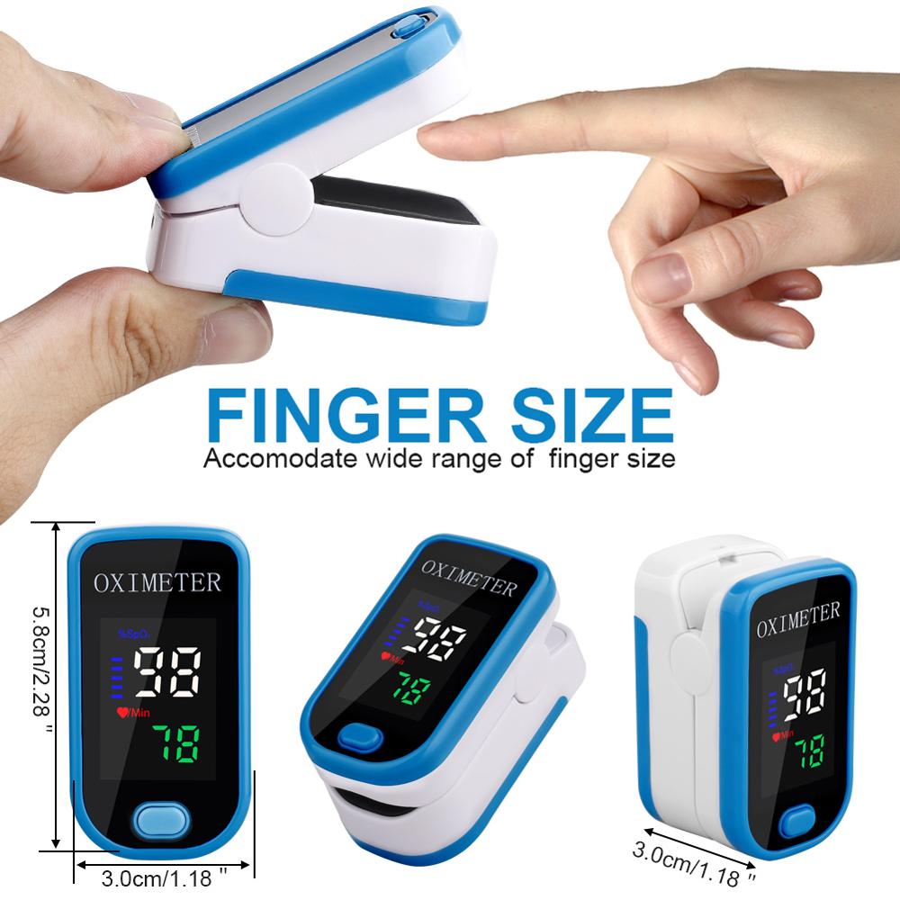 Pulsioxímetro Digital portátil con pantalla a Colo... – Grandado
