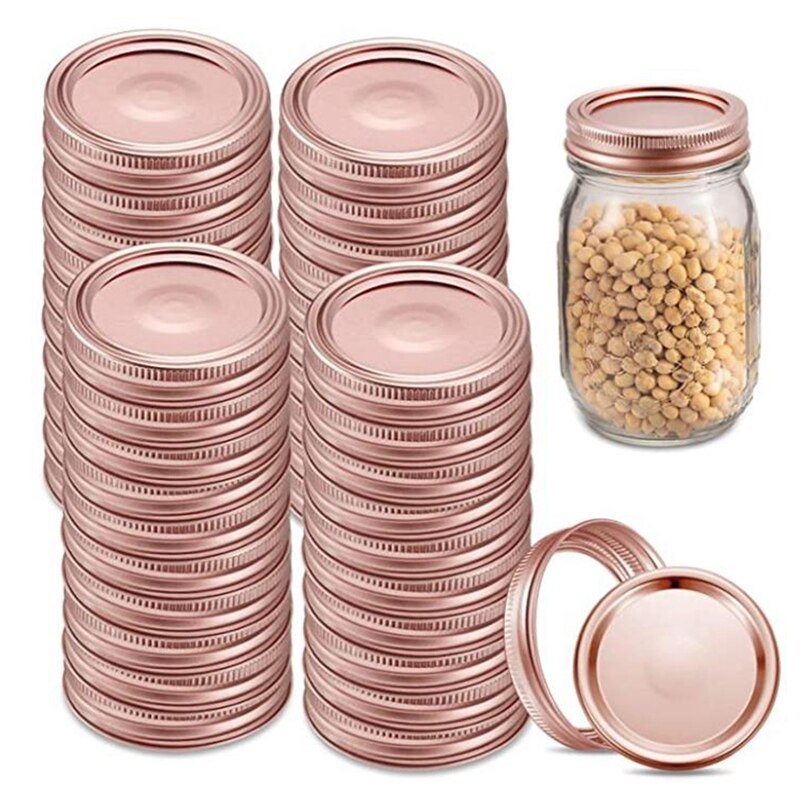 40 Sets Mason Inblikken Pot Deksels En Bands Pot D... – Grandado
