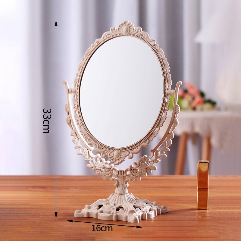 Retro Makeup Mirror European Style Retro Double-si... – Grandado