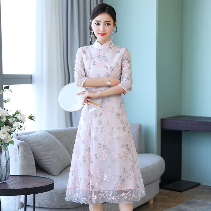 2022 chinese traditional cheongsam women qipao dre... – Grandado